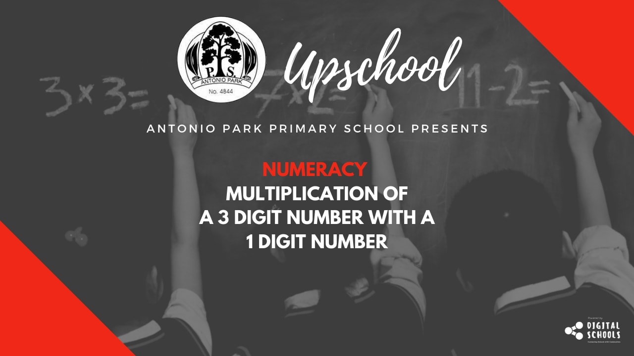 Numeracy Multiplication Of A 3 Digit Number With A 1 Digit Number 